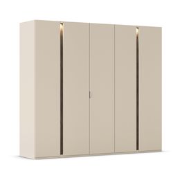 Rauch Kleiderschrank &raquo;Luana&laquo; - 251x61x223cm - beige - Holz / Holz