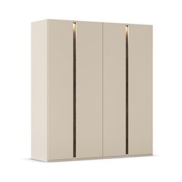 Rauch Kleiderschrank &raquo;Luana&laquo; - 201x61x223cm - beige - Holz / Holz