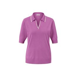 Tchibo - Feinstrick-Polo - Damen - Gr. L - creme