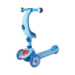 Hudora 4-in-1-Scooter, Cyan