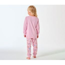 Schiesser Langer Kinder-Pyjama - Gr. 98 - rosa