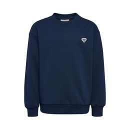 Hummel Sweater Hmljr Loose Crew Neck Bee - Kinder - Gr. 122/128 - blau