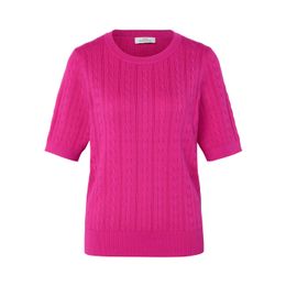 Tchibo - Feinstrickpullover mit Zopfmuster - Damen - Gr. M - pink