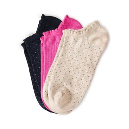 Tchibo - 3 Paar Sneakersocken - Damen - Gr. 39-42 - wei&szlig;