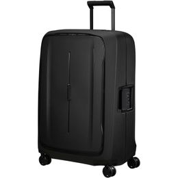 Hartschalen-Trolley Samsonite "ESSENS, verschiedene Gr&ouml;&szlig;en und Farben", Gr. B/H/T: 52cm x 75cm x 33cm 111 l, grau (graphite), Polypropylen, Strukturmuster, Koffer, mit robustem Polypropylen-Geh&auml;use, mit mehreren F&auml;chern