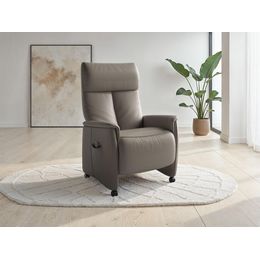 Sit & More TV-Sessel SIT & MORE "Cremona Comfort", delphine, B:76cm H:114cm T:84cm, Sessel, wahlweise manuell oder elektrischer Funktion mit Akku