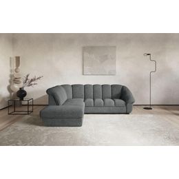Ecksofa COTTA "Mado, Breite 260 cm", grau (anthrazite), B:260cm H:88cm T:104cm, 100% POLYESTER (PES), Sofas, Ecksofa, verschiedene Sofas individuell kombinierbar
