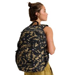 Tagesrucksack Roxy "Jayjay Active", grau (anthrazit big flowers), Kunstfaser, Rucks&auml;cke