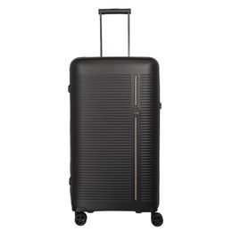 Hartschalen-Trolley Travelite "ROOMER Trunk Reisekoffer Hartschale", Gr. B/H/T: 43cm x 78cm x 35cm 101 l, schwarz, Polypropylen, unifarben, Koffer, TSA-Schloss &ndash; robustes Reisegep&auml;ck im Trunk-Design