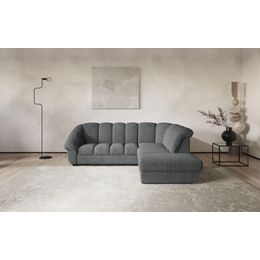 Ecksofa COTTA "Mado, Breite 260 cm", grau (anthrazite), B:260cm H:88cm T:104cm, 100% POLYESTER (PES), Sofas, Ecksofa, verschiedene Sofas individuell kombinierbar