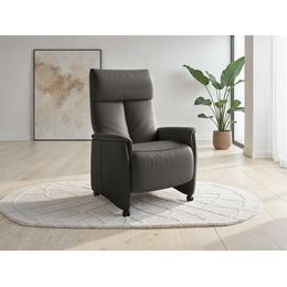 Sit & More TV-Sessel SIT & MORE "Cremona Comfort", anthrazit, B:76cm H:110cm T:84cm, Sessel, wahlweise manuell oder elektrischer Funktion mit Akku