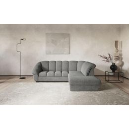 Ecksofa COTTA "Mado, Breite 260 cm", grau, B:260cm H:88cm T:104cm, 100% POLYESTER (PES), Sofas, Ecksofa, verschiedene Sofas individuell kombinierbar