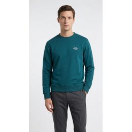 Sweatshirt Replay, Herren, Gr. L, atlantic gr&uuml;n, Sweatware, Obermaterial: 100% Baumwolle, unifarben, regular fit normal, Rundhals, Rippb&uuml;ndchen, Sweatshirts Sweatshirt, in Baumwoll-Qualit&auml;t
