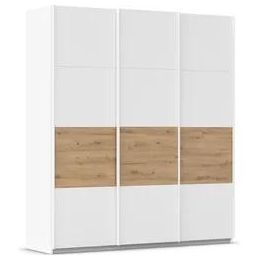 Schwebet&uuml;renschrank Rauch "Kleiderschrank Schrank Garderobe Ankleide Schlafzimmerschrank CORTONA", wei&szlig; (alpinwei&szlig;, eiche artisan), B:203cm H:229cm T:62cm, Holzwerkstoff, Schr&auml;nke, Schwebet&uuml;renschrank, inkl. Inneneinteilung, 2 Stoffboxen extra Einlegeb&ouml;den MADE IN GERMANY