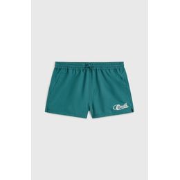 O`Neill Badeshorts O'NEILL "ESSENTIALS SWIMSHORTS", M&auml;dchen, Gr. 128 (122), N-Gr, wei&szlig;, neutral, Obermaterial: 100% Polyester, Badehosen Badeshorts, f&uuml;r Kinder, sportliche Schnittform, mit Gummibund und Kordelzug
