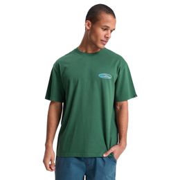T-Shirt Quiksilver "Quikglobe", Herren, Gr. L, forest, Obermaterial: 100% Walkfrottier;, Shirts T-Shirt