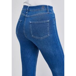 Bootcut-Jeans WONDERJEANS, Damen, Gr. 40, L&auml;nge 30, authentic brilliant blau, Denim/Jeans, Obermaterial: 87% Baumwolle, 9% Polyester, 4% Elasthan, bootcut fit lang, Jeans Bootcut-Jeans, Ultimativ bequem auch im Sitzen