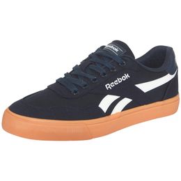 Trainingsschuh Reebok CLASSIC "REEBOK COURT ADVANCE VULC", Herren, Gr. 41, vector navy, wei&szlig;, gum, Synthetik, Textil, Schuhe Trainingsschuh