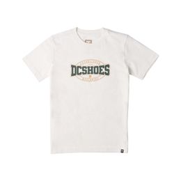 T-Shirt DC Shoes "Standout", Jungen, Gr. 12(148-156cm), wei&szlig; (blanc de blanc), Obermaterial: 75% Walkfrottier, 25% Walkfrottier;, Shirts T-Shirt