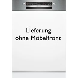 Bosch teilintegrierbarer Geschirrsp&uuml;ler "SMI2HVS06E", Energieeffizienz: C, wei&szlig; (geb&uuml;rsteter stahl), B:59,8cm H:81,5cm T:57,3cm, Geschirrsp&uuml;ler, Mit 3-fach Rack Matic, flexible Schubladen, teilintegrierbarer Geschirrsp&uuml;ler