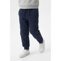 Sweathose Tom Tailor, Jungen, Gr. 92/98, N-Gr, blau (sky captain blau), Sweatware, Obermaterial: 70% Baumwolle, 30% Polyester. Futter: 100% Baumwolle, unifarben, regular fit kn&ouml;chelfrei, Hosen Sweathose, mit Logo Stickerei