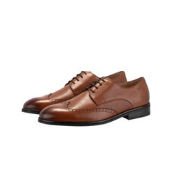 JOOP! Schn&uuml;rschuh JOOP "pero 1.0 kleitos brogue lace up yb4", Damen, Gr. 40, cognac, Rindsleder, Schuhe Schn&uuml;rschuh