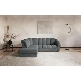Ecksofa COTTA "Mado, Breite 260 cm", anthrazite, B:260cm H:88cm T:104cm, 100% POLYESTER (PES), Sofas, Ecksofa, verschiedene Sofas individuell kombinierbar
