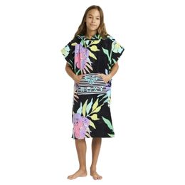 Badeponcho Roxy "Rg Stay Magical Printed", anthrazit aquarella active rg, Obermaterial: 100% Walkfrottier;, Hausm&auml;ntel, Badeponcho