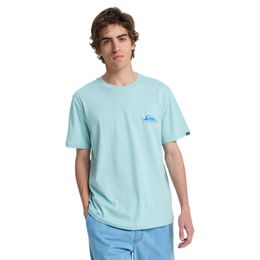 T-Shirt Quiksilver "EV Barrel Paradise", Herren, Gr. L, blau haze, Obermaterial: 70% Walkfrottier, 30% Walkfrottier;, Shirts T-Shirt