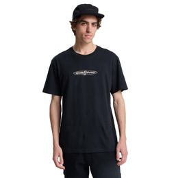 T-Shirt Quiksilver "EV Wild Worlds", Herren, Gr. L, schwarz, Obermaterial: 70% Walkfrottier, 30% Walkfrottier;, Shirts T-Shirt