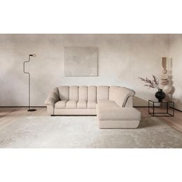 Ecksofa COTTA "Mado, Breite 260 cm", beige, B:260cm H:88cm T:104cm, 100% POLYESTER (PES), Sofas, Ecksofa, verschiedene Sofas individuell kombinierbar