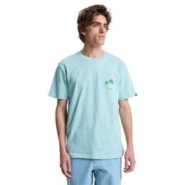 T-Shirt Quiksilver "Evo Learning From Nature", Herren, Gr. L, blau haze, Obermaterial: 100% Walkfrottier;, Shirts T-Shirt