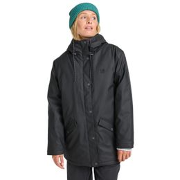 Funktionsjacke Billabong "Under The Rain", Gr. XXL, schwarz, Obermaterial: 100% Polyurethan;, Jacken Funktionsjacke