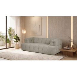 2-Sitzer Home Affaire "APERIRE Design-Sofa, moderne Steppung, Breite 180 cm", taupe, B:180cm H:77cm T:100cm, 100% Polyester, Sofas, 2-Sitzer, mit Wellenunterfederung, gem&uuml;tlich und modern, komfortables Sitzgef&uuml;hl