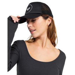 Trucker Cap Roxy "Truckin", Damen, grau (anthrazit), Kunstfaser, Caps Trucker Cap