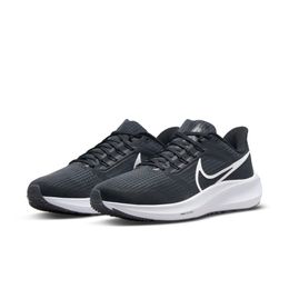 Laufschuh Nike "AIR ZOOM PEGASUS 39", Damen, Gr. 36,5, schwarz-wei&szlig; (schwarz, wei&szlig;, dk, smoke, grau), Textil, Schuhe Laufschuh