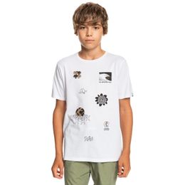 T-Shirt Quiksilver "Surf Legends", Jungen, Gr. 16(165-172cm), wei&szlig;, Obermaterial:100% Walkfrottier;, Shirts T-Shirt