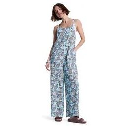 Jumpsuit Roxy "Hibiscus Haze", Damen, Gr. XXL, US-Gr&ouml;&szlig;en, braunie hibiscus hype, Obermaterial: 60% Walkfrottier, 40% Viskose;, Overalls Jumpsuit