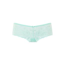 Lascana Hipster turquoise Gr. 44/46 f&uuml;r Damen. Mit Schleife. K&ouml;rpernah