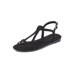 VIVANCE BY LASCANA Sandale 'Sandalette, offener Schuh, Sommerschuh' schwarz Gr. 40 f&uuml;r Damen