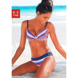 s.Oliver Set: B&uuml;gel-Bikini mehrfarbig Gr. 42 Cup B. Mit B&uuml;gel