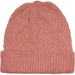 Strickm&uuml;tze styleBREAKER "Strickm&uuml;tze mit Rauten Rippmuster", Damen, rosa (altrose), Obermaterial: 100% Polyacryl PAN., Modisch, M&uuml;tzen Strickm&uuml;tze