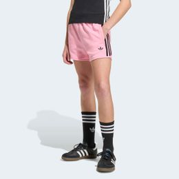 Shorts adidas originals "3-STREIFEN SPRINTER", Jungen, Gr. 128, N-Gr, light pink,, Obermaterial: 70% Baumwolle, 30% Polyester, Hosen Shorts