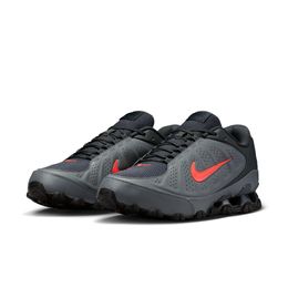 Sneaker Nike Sportswear "Reax 8", Herren, Gr. 40, smoke grau, bright crimson, schwarz, Synthetik, Schuhe Sneaker, inspiriert vom Design des Nike Shox