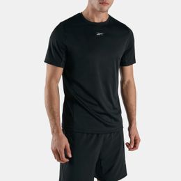 Laufshirt Reebok "ID RUN T-SHIRT", Herren, Gr. L, schwarz, Obermaterial: 100% Polyester, Shirts Laufshirt, f&uuml;r Lauftraining, sportlicher Stil, f&uuml;r Erwachsene