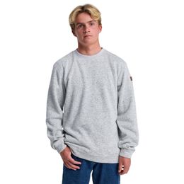 Sweater Quiksilver "Keller", Herren, Gr. L, light grau heather, Obermaterial: 100% Microfaser;, Sweatshirts Sweater