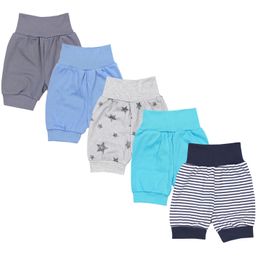 Pumphose TUPTAM "Pumphose Baby Sommershorts 5er Pack", M&auml;dchen, Gr. 86, N-Gr, beige (junge 3), Obermaterial: 100% Baumwolle CO., Hosen