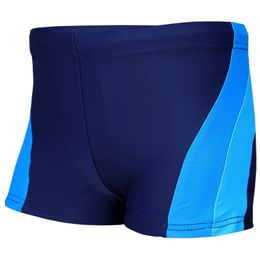 Badehose AQUARTI "Badehose Jungen Kinder Badehose Seitliche Paspel", Kinder, Gr. 128, N-Gr, blau (dunkelblau, t&uuml;rkis, hellblau), Obermaterial: 80% Polyamid PA. 20% Elasthan EL., Badehosen Badehose