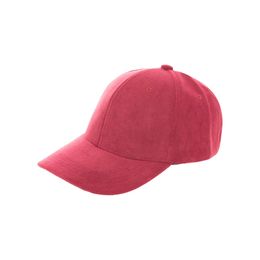 Baseball Cap Zwillingsherz "Velour", Herren, bordeaux, Obermaterial: 100% Baumwolle, Caps, Samtiges Material, unifarben
