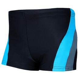 Badehose AQUARTI "Badehose Jungen Kinder Badehose Seitliche Paspel", Kinder, Gr. 128, N-Gr, schwarz (schwarz, grau, hellblau), Obermaterial: 80% Polyamid PA. 20% Elasthan EL., Badehosen Badehose